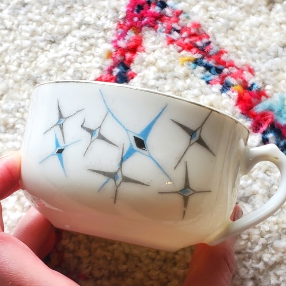 Dining | Vintage Mid Century Starburst Tea Cups | Poshmark